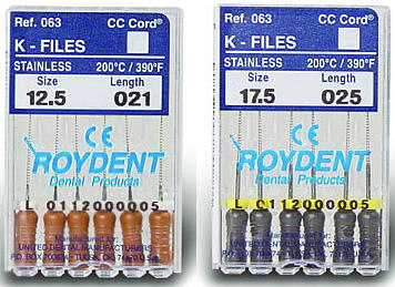 Midsize K-Files Size-12.5 25 mm 6/Pack