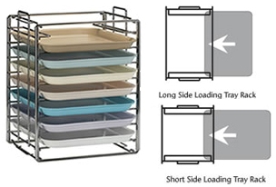 Tray Racks - Size B Long Side Loading Rack