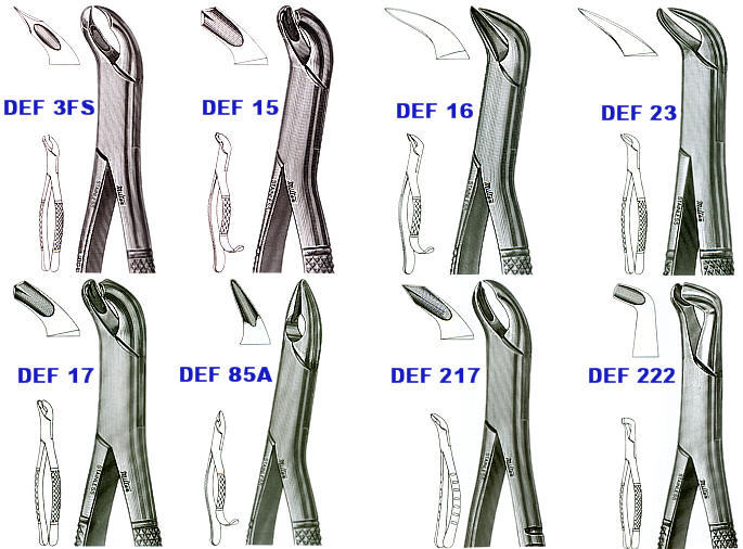 Extracting Forceps 1ST & 2ND LOWER MOLARS; UNIVERSAL; COW HORN