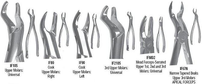Upper Molars Extracting Forceps IFMD2