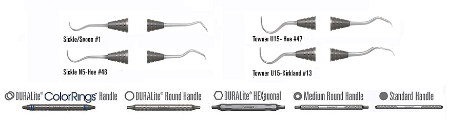 DE Scaler, Towner U15-Large Contra-Angle Hoe#47, Medium Round Handle