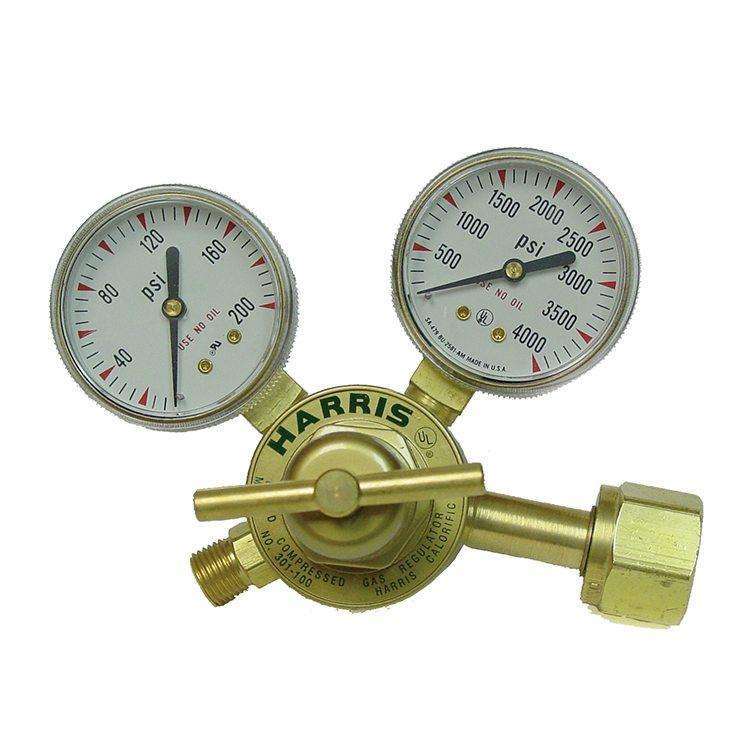 Harris Oxygen Regulator Small (D & E Tank)