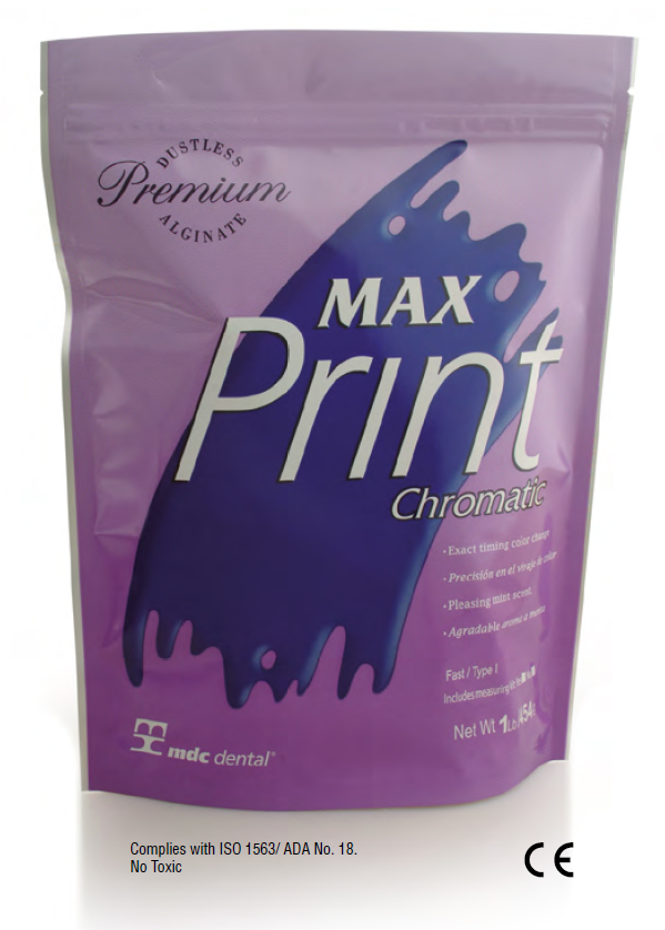 Max Print Chromatic Alginate 1lb Type I